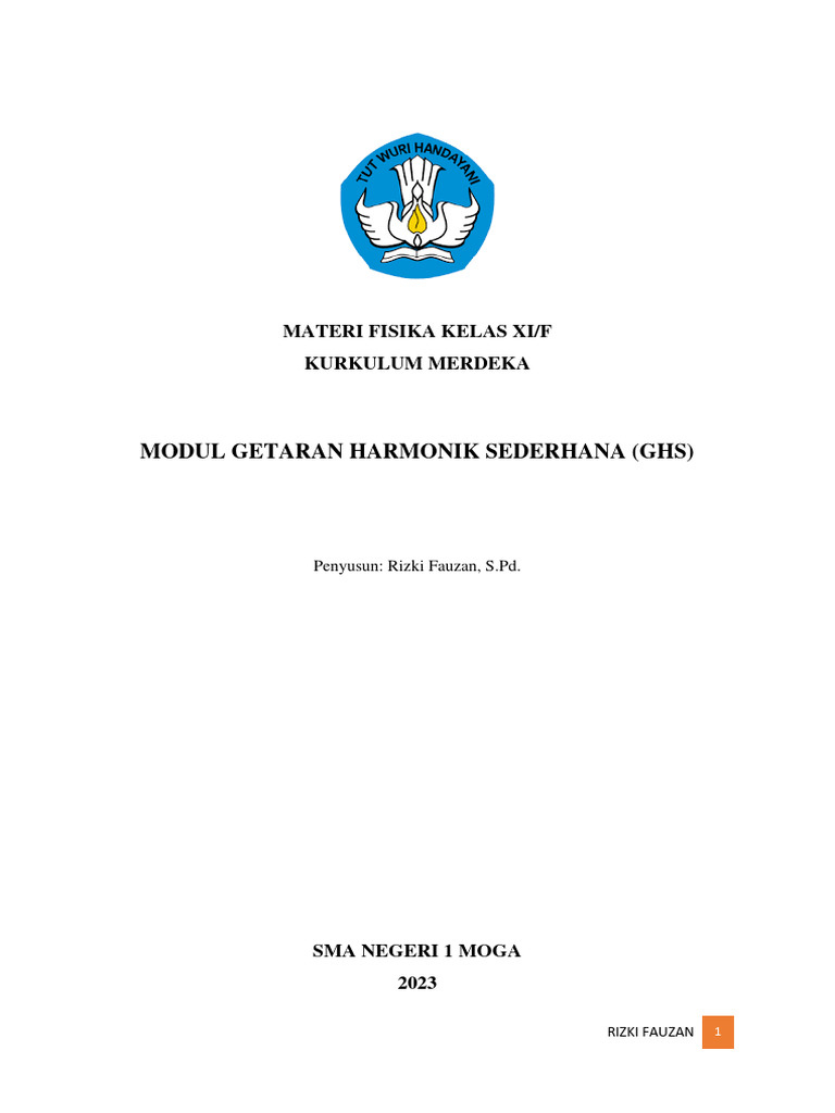 Modul Getaran Harmonik Sederhana | PDF