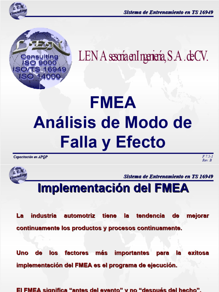 Acetatos FMEA 2 | PDF