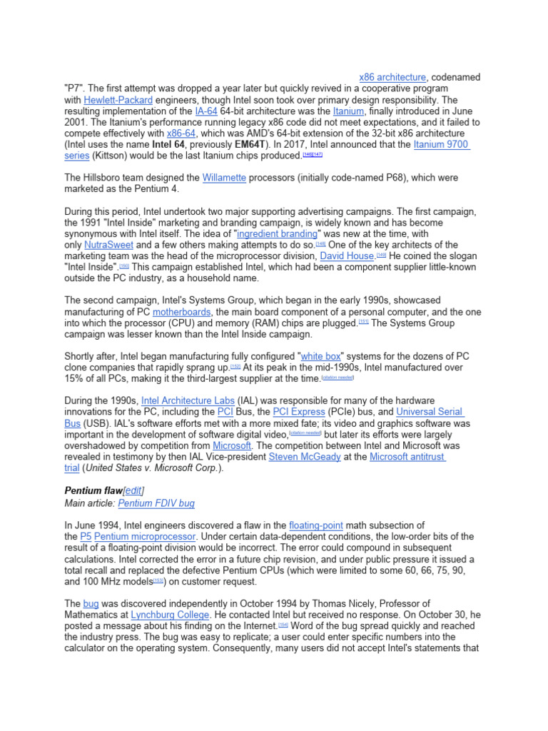 10 Computer System Pdf Intel Computer Hardware