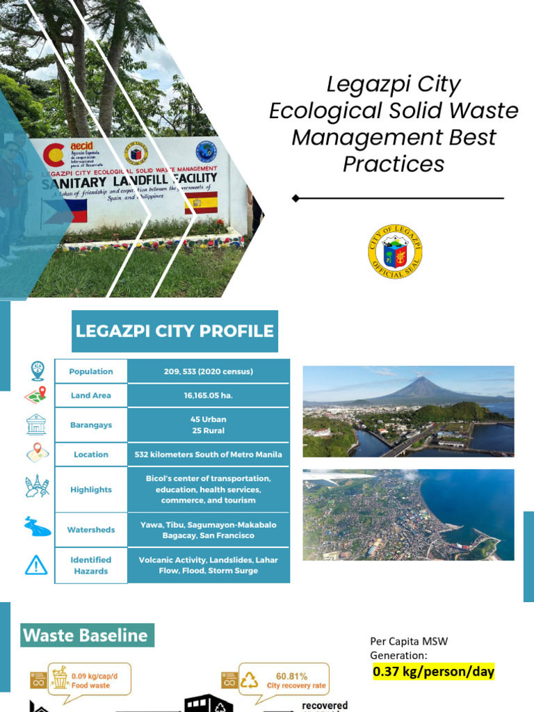 Legazpi ESWM Presentation - CCC | PDF | Municipal Solid Waste | Waste ...
