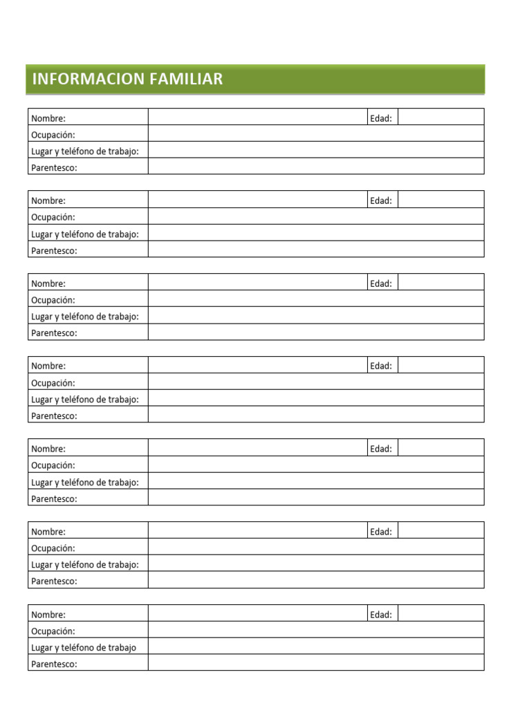 Hoja de Información Adicional | PDF
