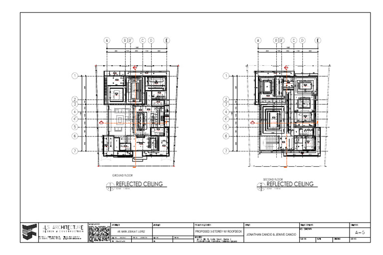 Reflected Ceiling Reflected Ceiling: Ground Floor Second Floor | PDF