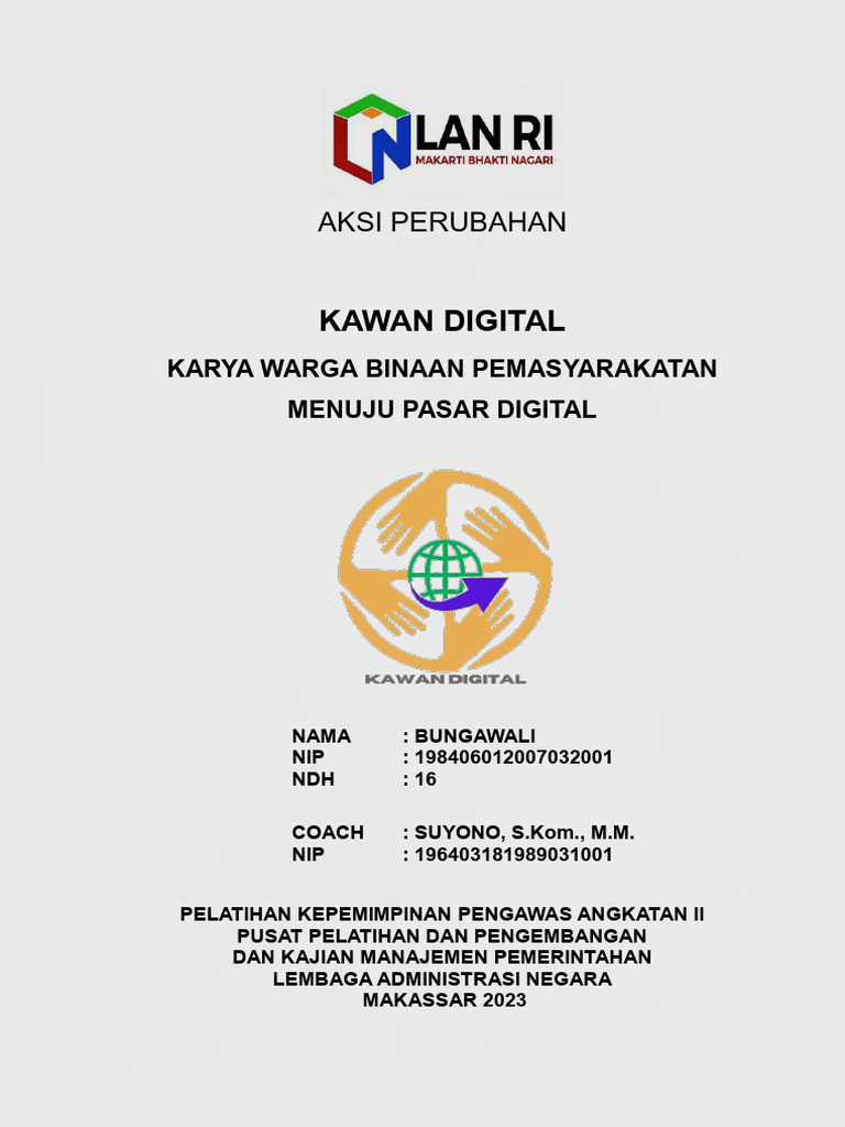 Bungawali Aksi Perubahan Kawan Digital | PDF