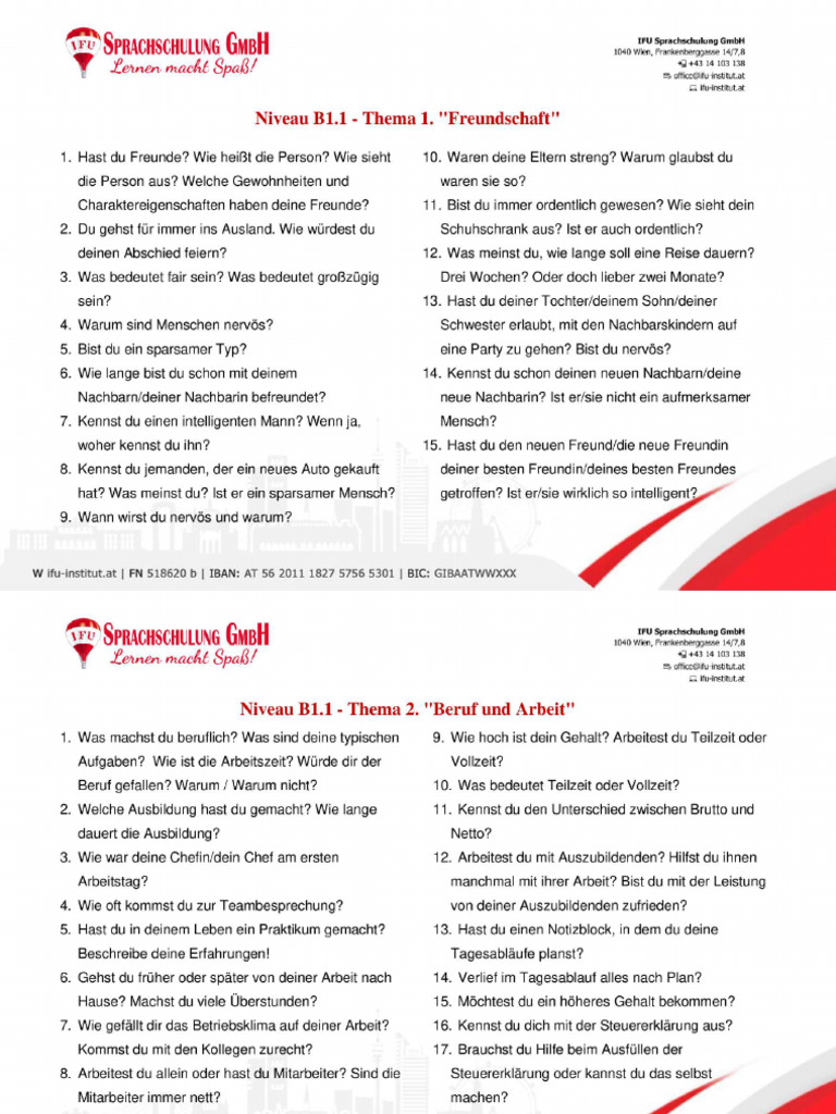 Themen B1 Mündlich Pdf