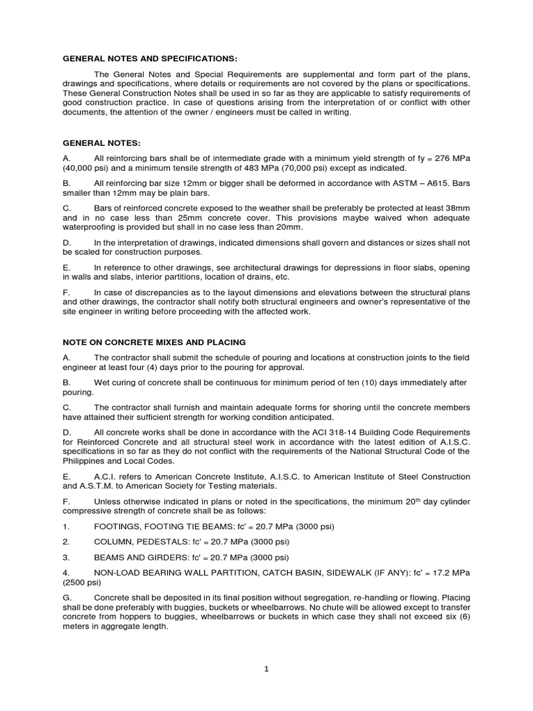 Specifications | PDF