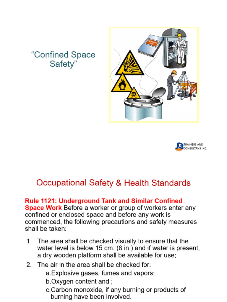 Section 8 - Confined Space Safety | PDF