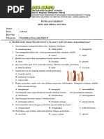 Soal STS Pend. Pancasila Kelas 1 | PDF