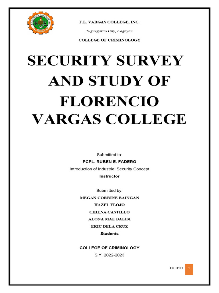 Security Survey Pdf 2222