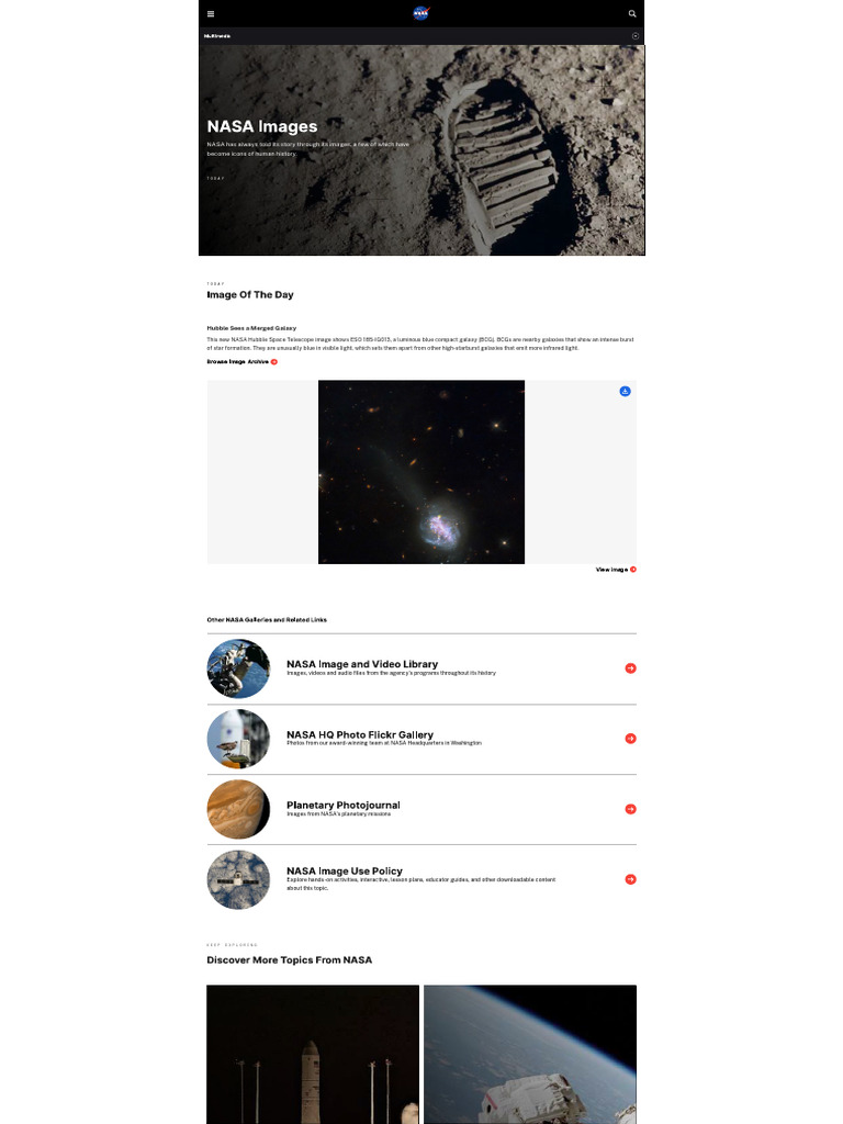 News From The Nasa | PDF | Nasa | Hubble Space Telescope