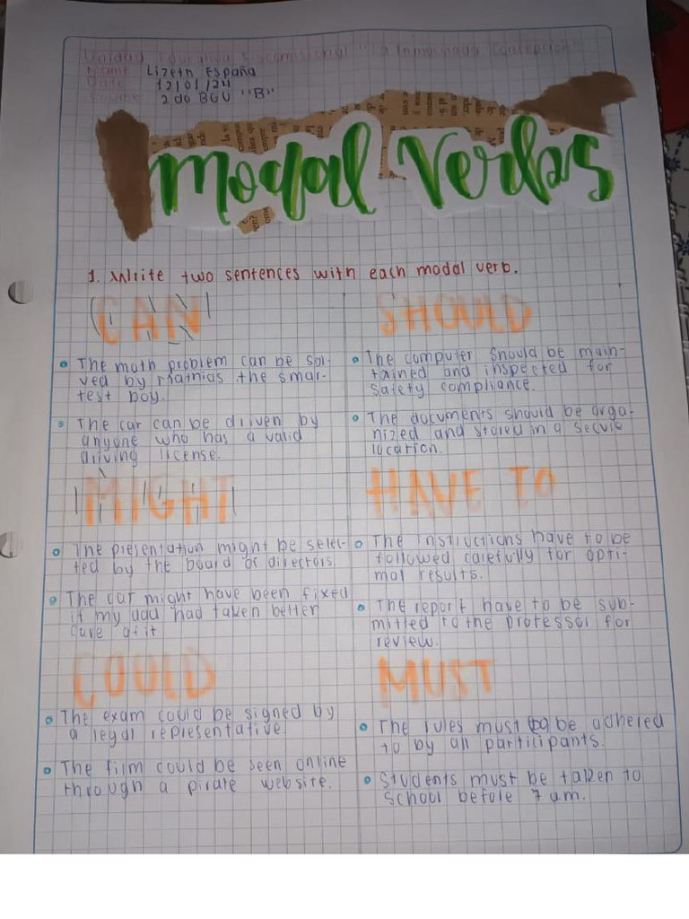 Modals Verbs | PDF