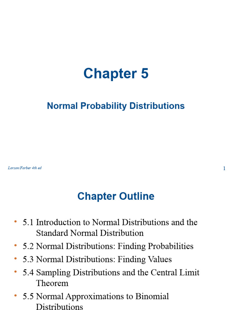 Normal Probability Distributions | PDF | Normal Distribution ...