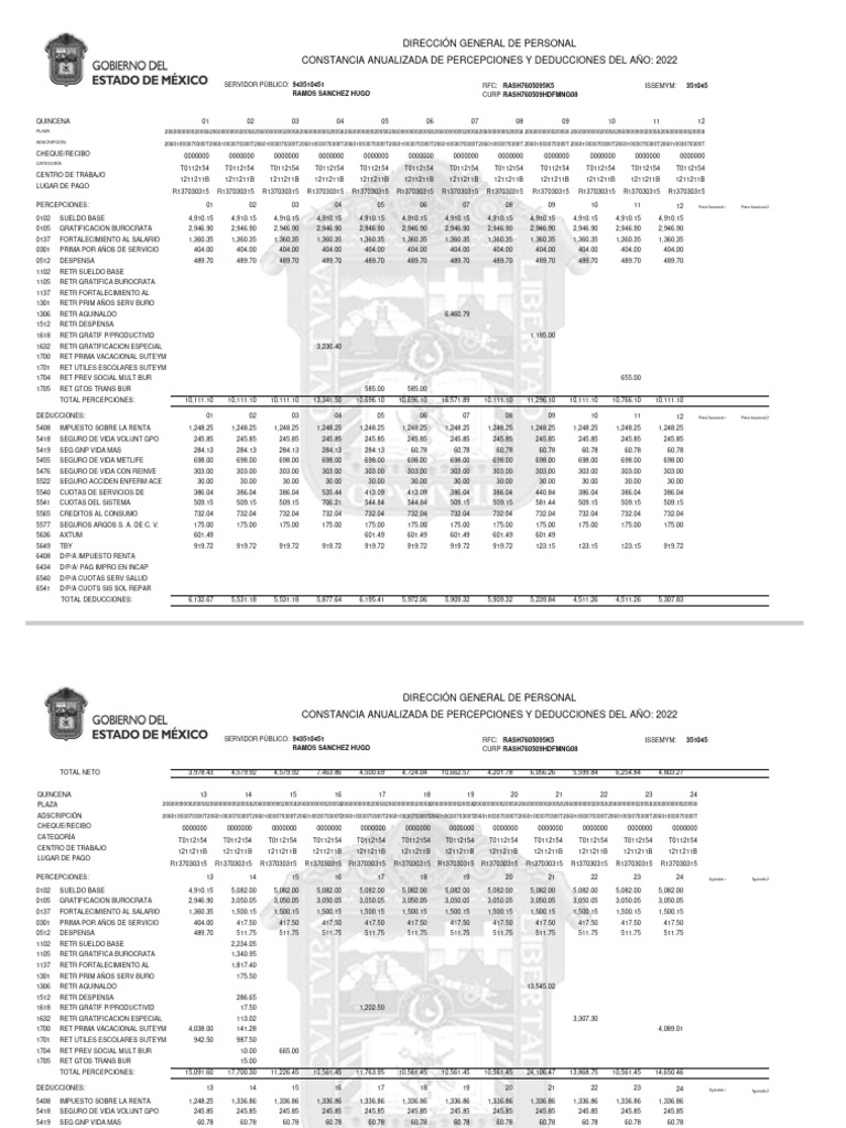 ConstaAnual (1) | PDF | Impuestos | Finanzas del gobierno