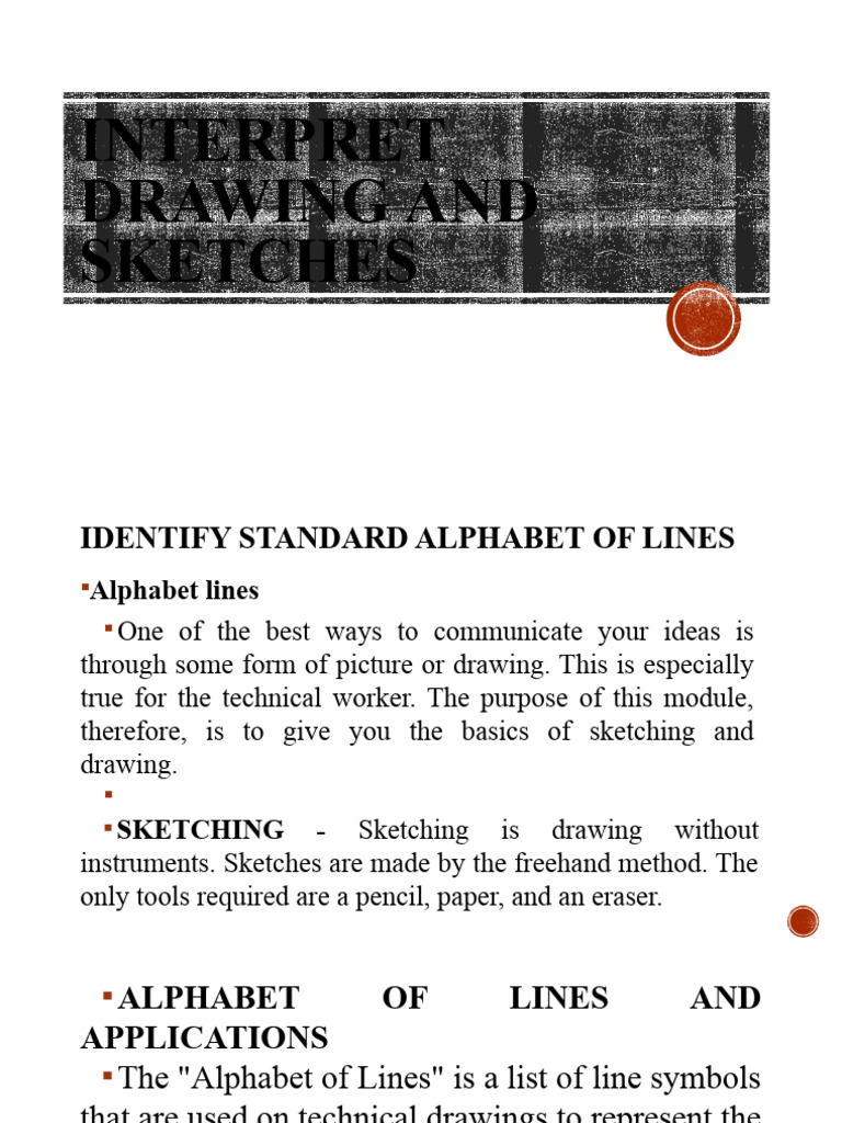 Interpret Drawing And Sketches Pdf
