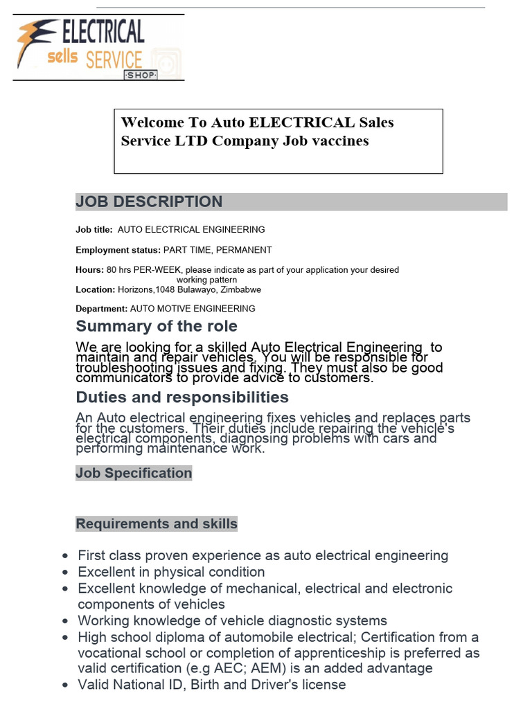 Quality Assurance Assistant Job Specification | PDF | Technology ...