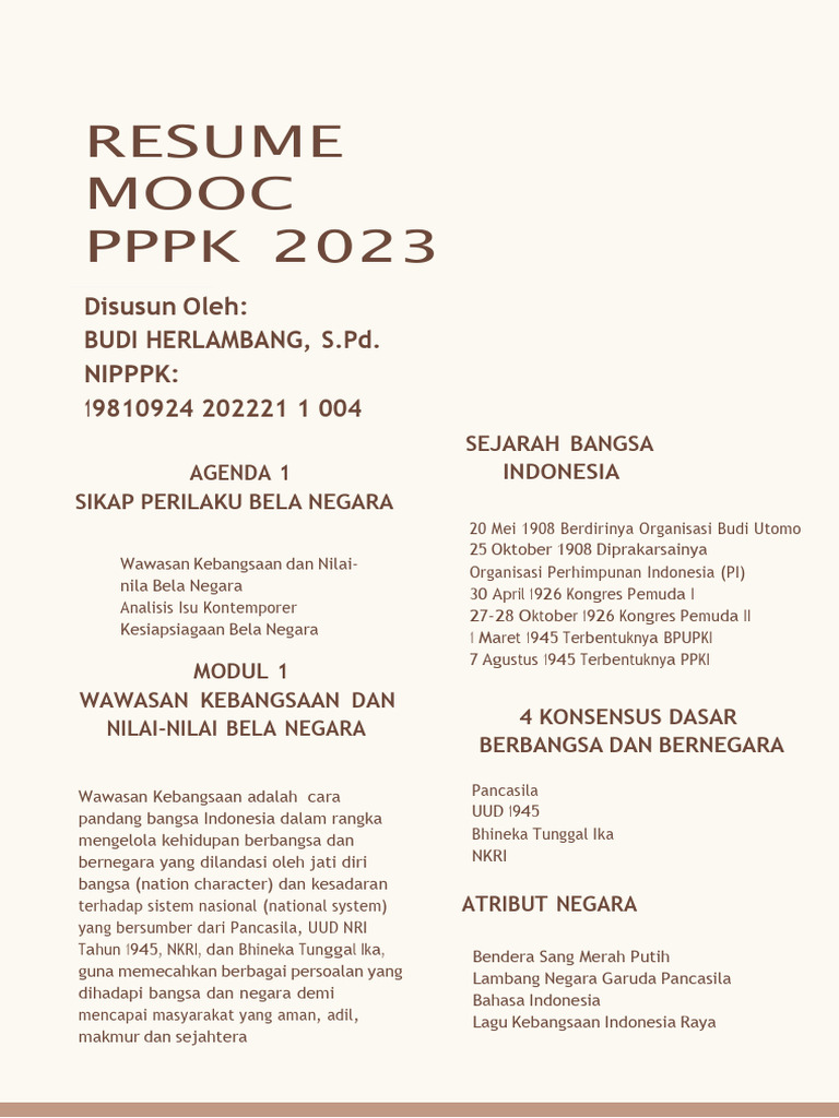 Resume MOOC PPPK 2023 OK | PDF