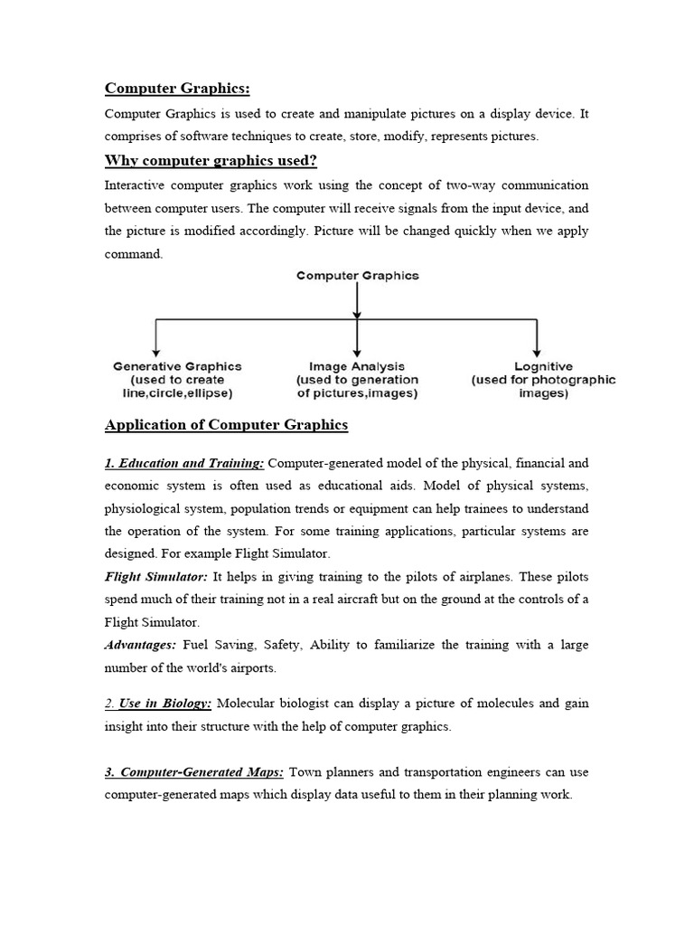 Introduction To CG | PDF