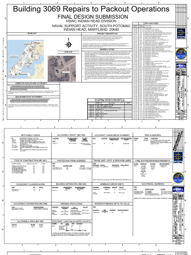 ATTACHMENT A.2 Drawing Building 3069 | PDF | Building Engineering | Civil Engineering