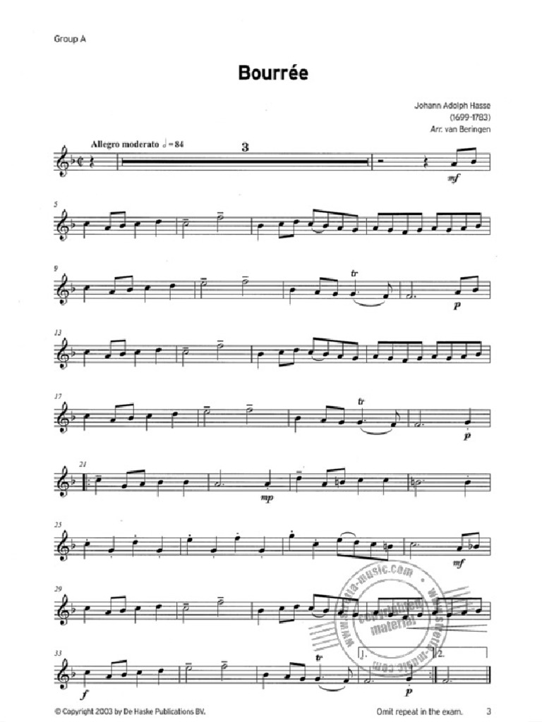 Bouree TPT Piece | PDF