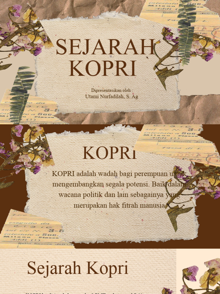 Sejarah KOPRI | PDF | Perjalanan