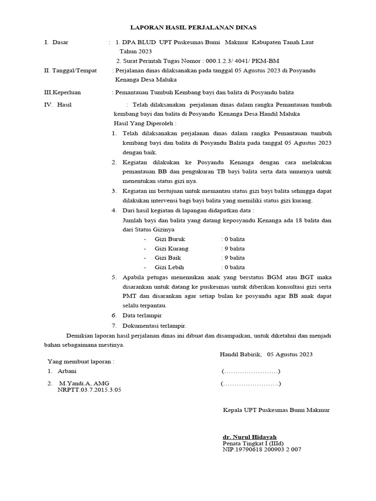 Posyandu Kenanga | PDF