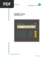 Schenck Manual Disomat B | PDF | Power Supply | Safety