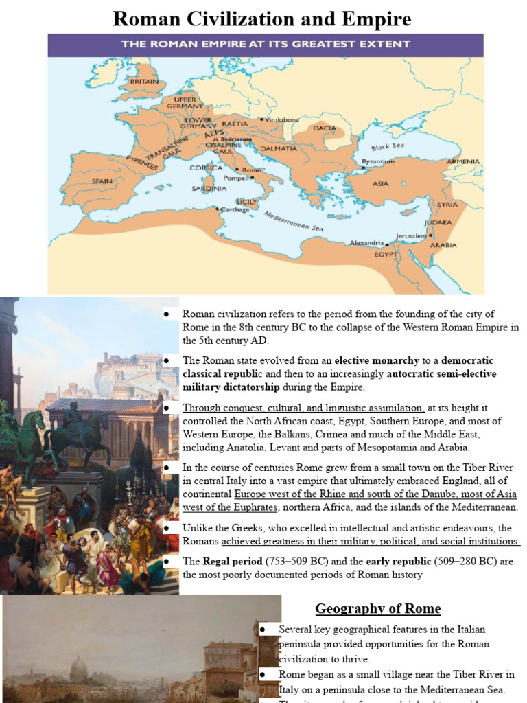 Roman Civilization and Empire | PDF | Ancient Rome | Roman Republic