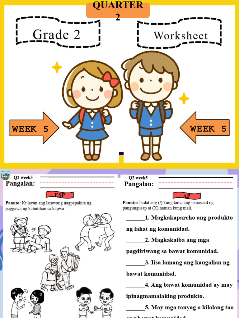 Worksheets q2 Week 5 6 | PDF
