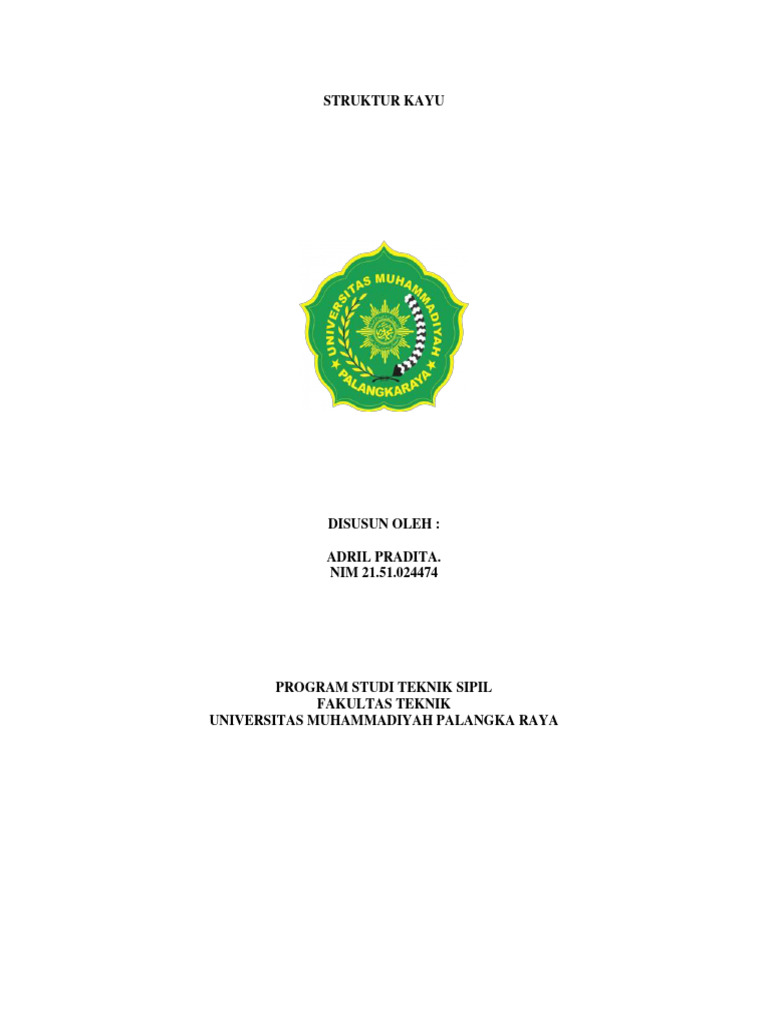 Struktur Kayu Adril Pradita | PDF