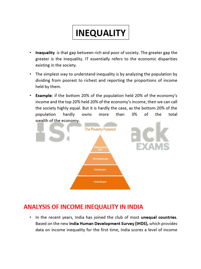 Inequality | PDF