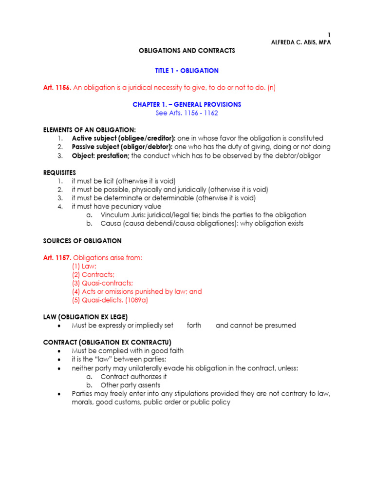 Oblicon Reviewer Fred | PDF