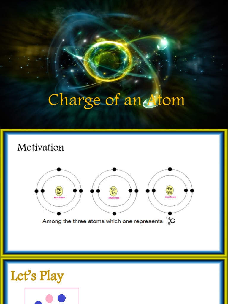 Relative Charge of An Atom | PDF | Atomic Nucleus | Atoms