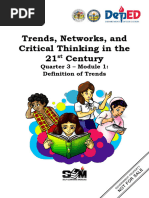 Trends Networks and Critical Thinking Module 1 | PDF | Social Science
