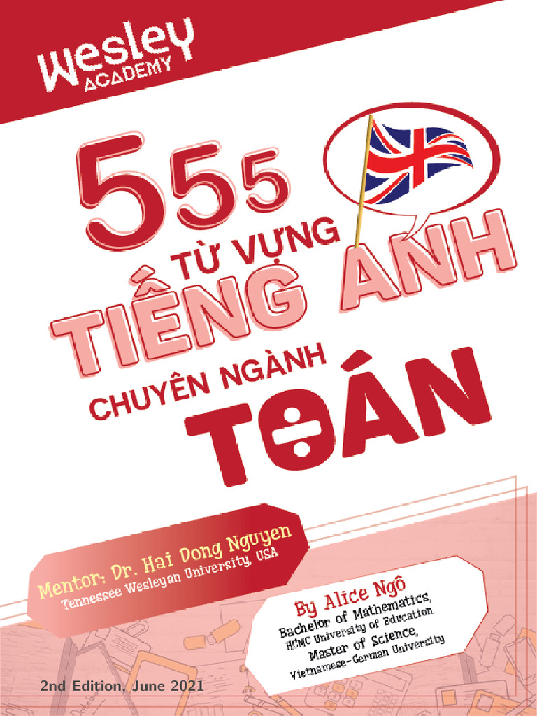 Full 555 Tu Vung Tieng Anh Chuyen Nganh Toan | PDF