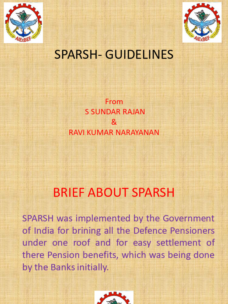SPARSH - EASY TO FOLLOW GUIDELINES | PDF