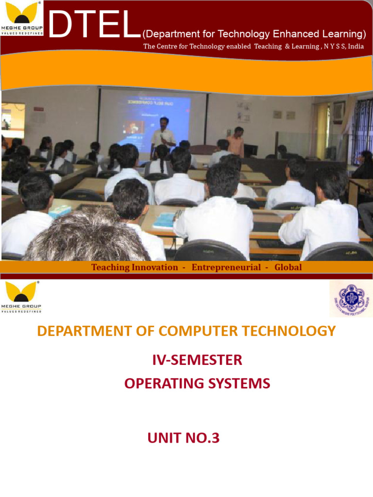 Unit 3 | PDF | Operating System Technology | Computer Engineering
