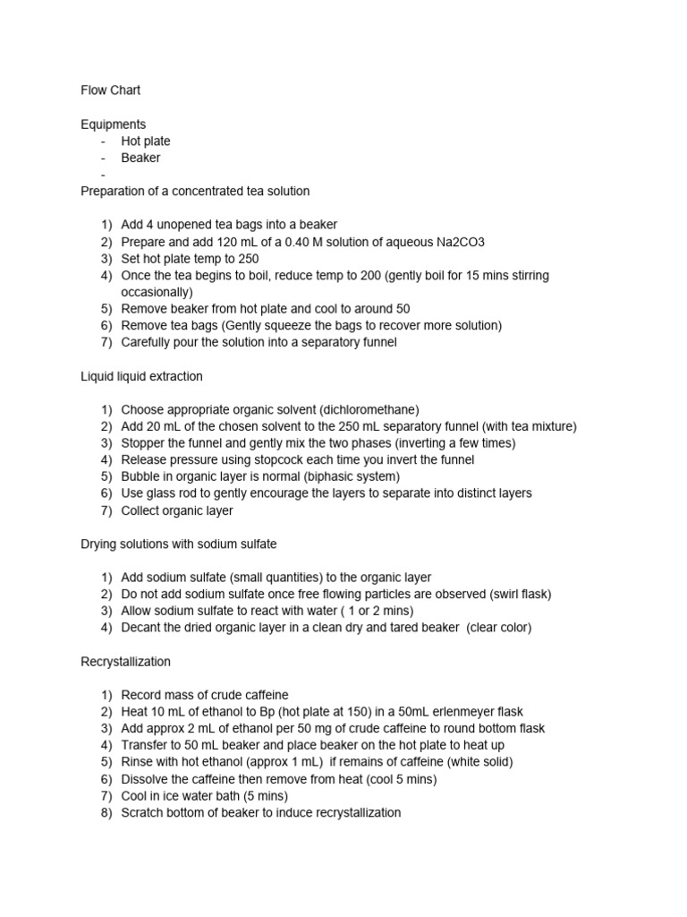 Flow Chart Exp 3 | PDF