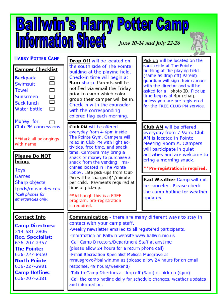 HarryPotterCamp Feb2013 | PDF | Harry Potter