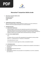 Calmador CB Prospecto | PDF | Dolor | Analgésico