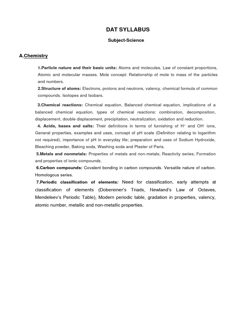 Syllabus Science | PDF | Polynomial | Circle