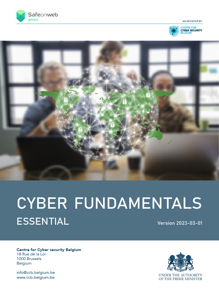 Cyber Fundamentals. Essential | PDF | Security | Computer Security
