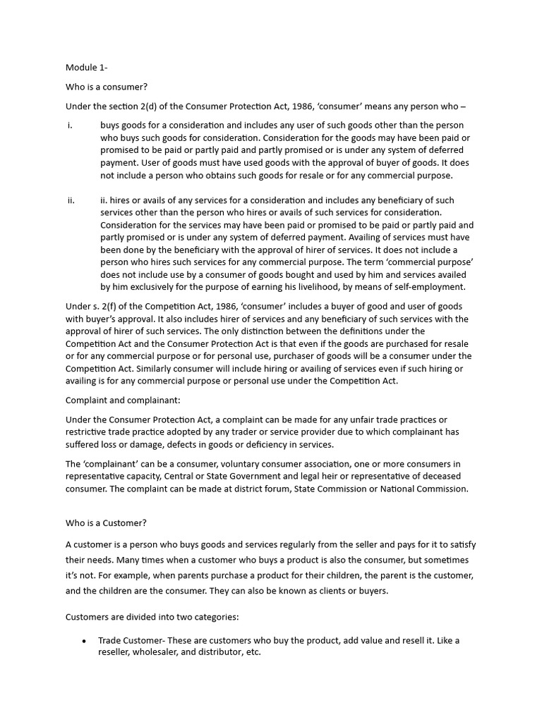 Module 1 Competition Law | PDF | Competition Law | Monopoly