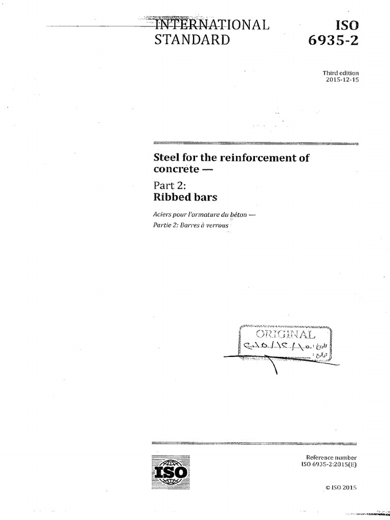 16-Iso 6935 - 2 2015 | PDF