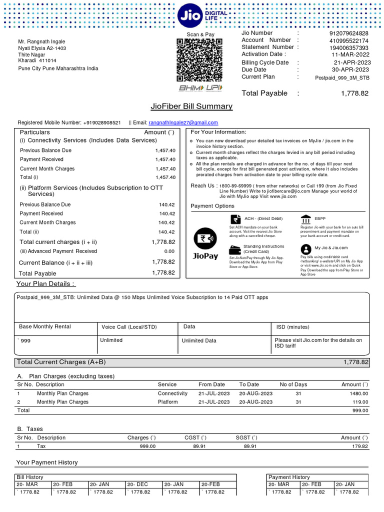 MyStatement April | PDF | Payments | Banks