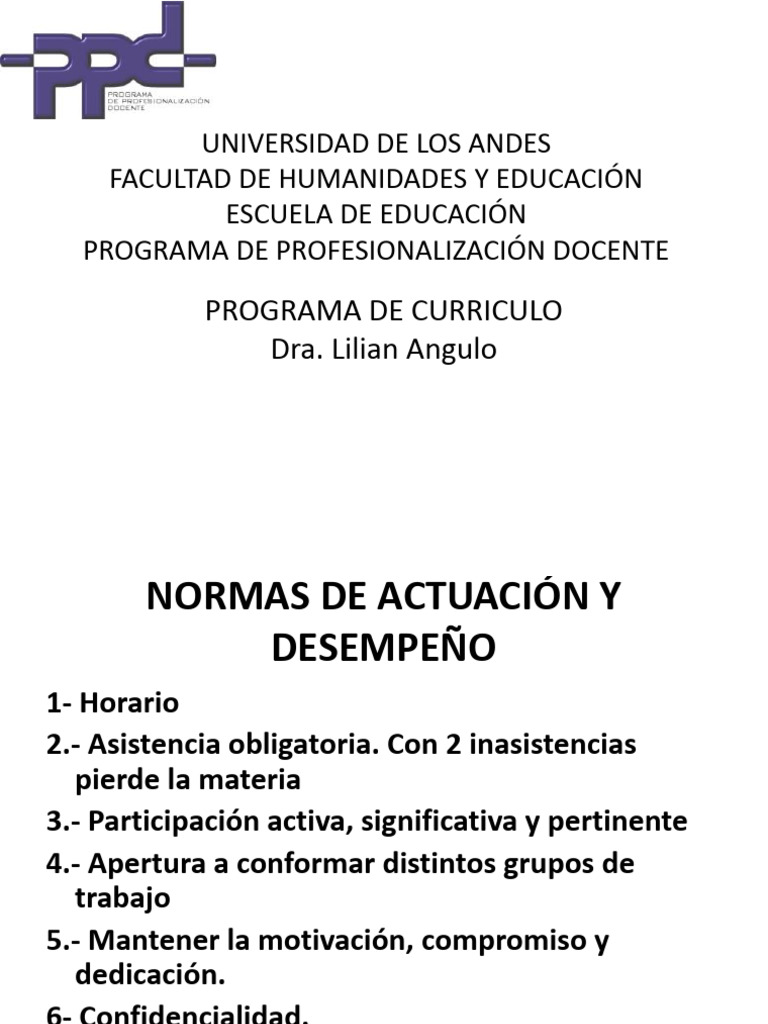 Presentacion Del Programa Curriculo2024 | PDF