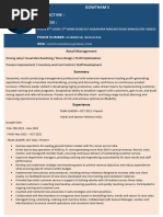 Job Description - Cluster Manager | PDF | Retail | Business