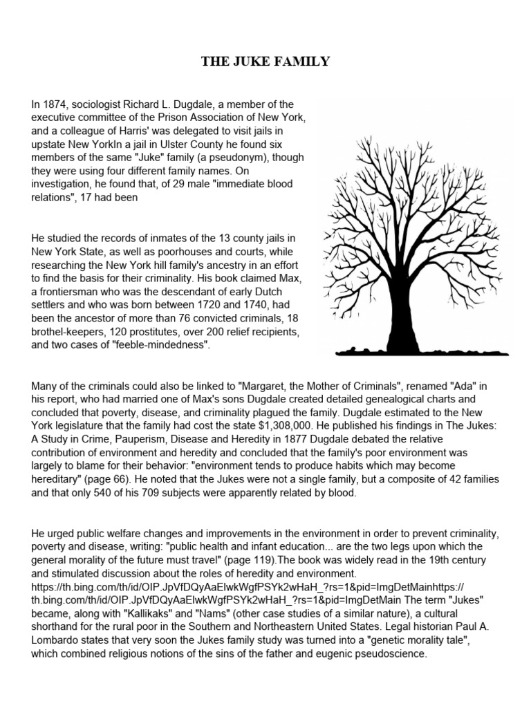 The Juke Family | PDF