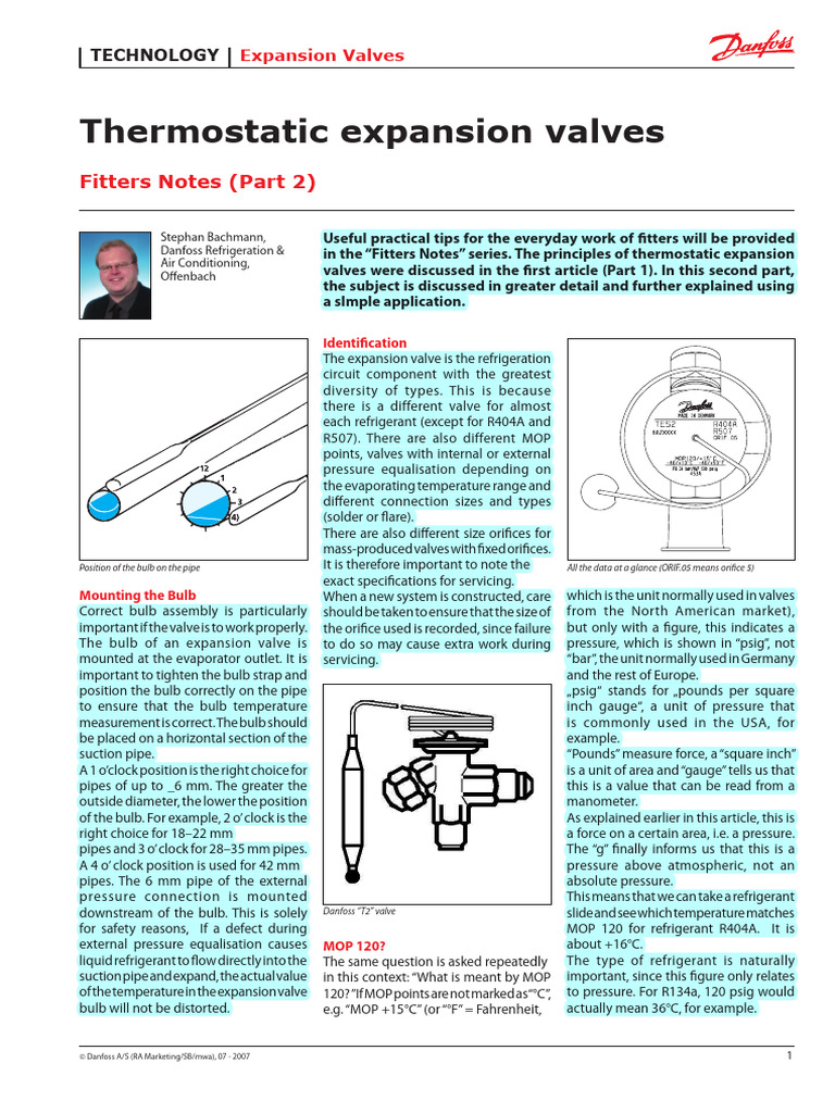 Article - Fitters Notes - Expansion Valves | PDF