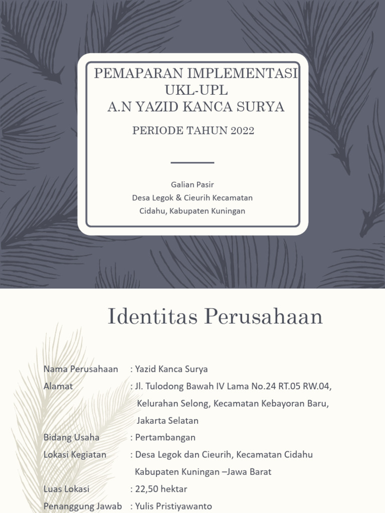 Pemaparan Implementasi Ukl-Upl | PDF