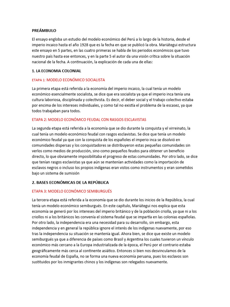 Preambulo Resumen | PDF