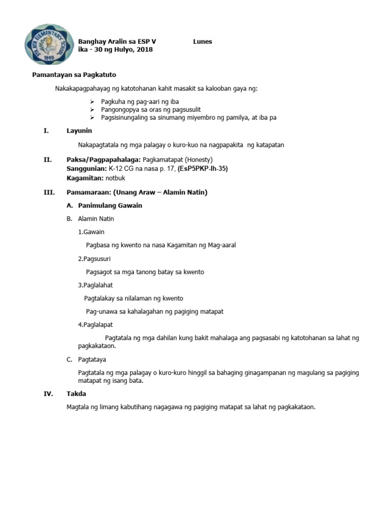 Q1 LP Esp Week 9 | PDF